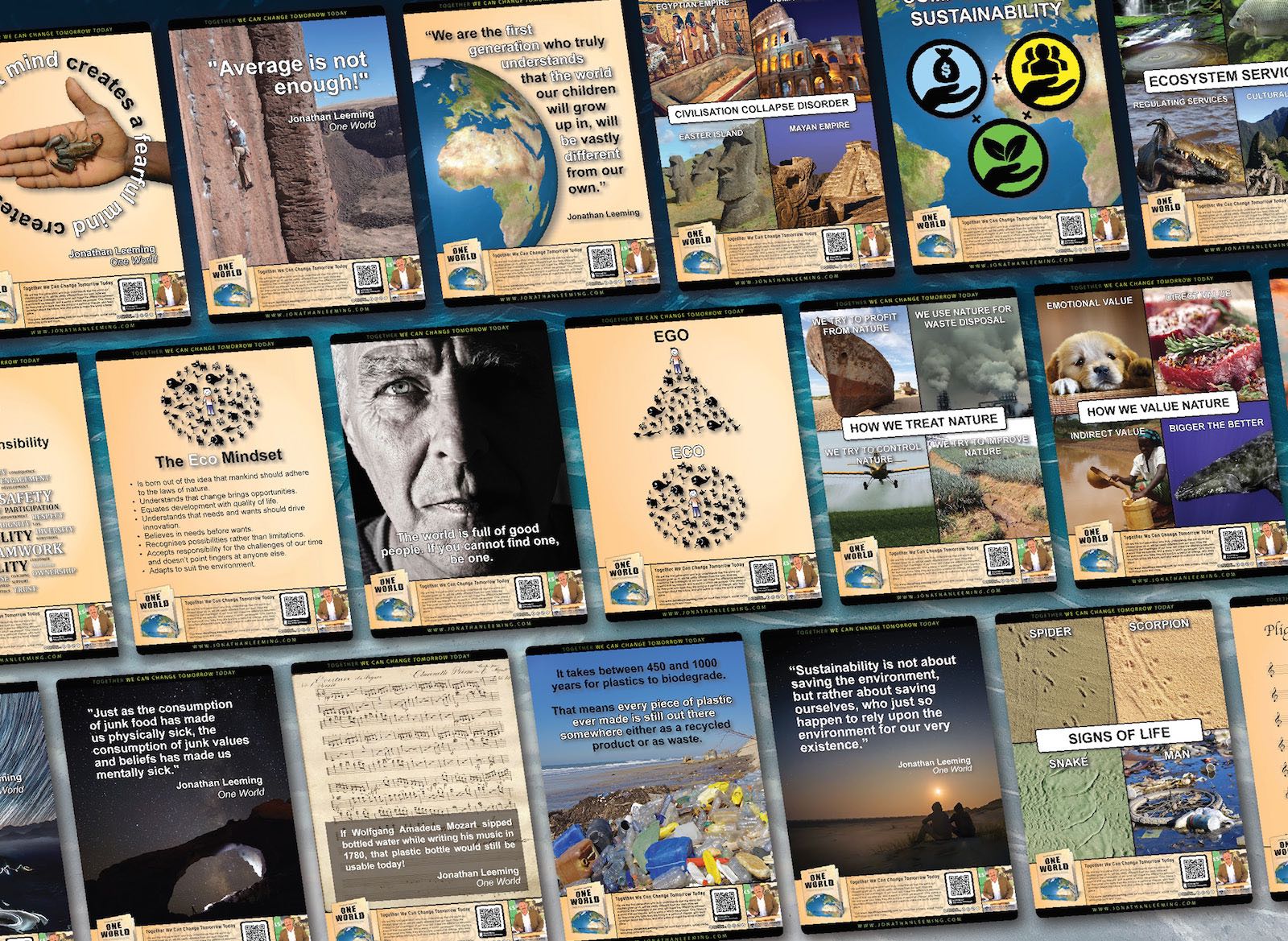 One World Posters | www.JonathanLeeming.com