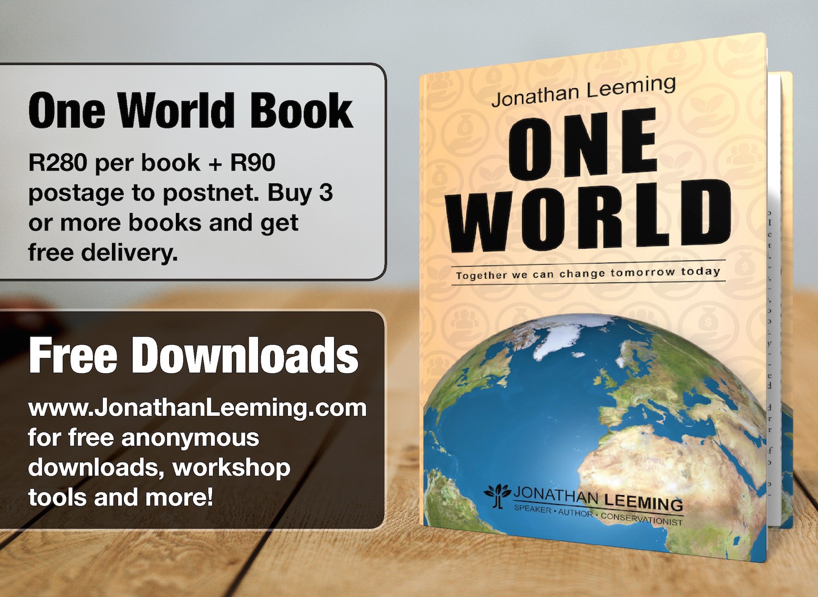 Get Your Copy of One World, by Jonathan Leeming