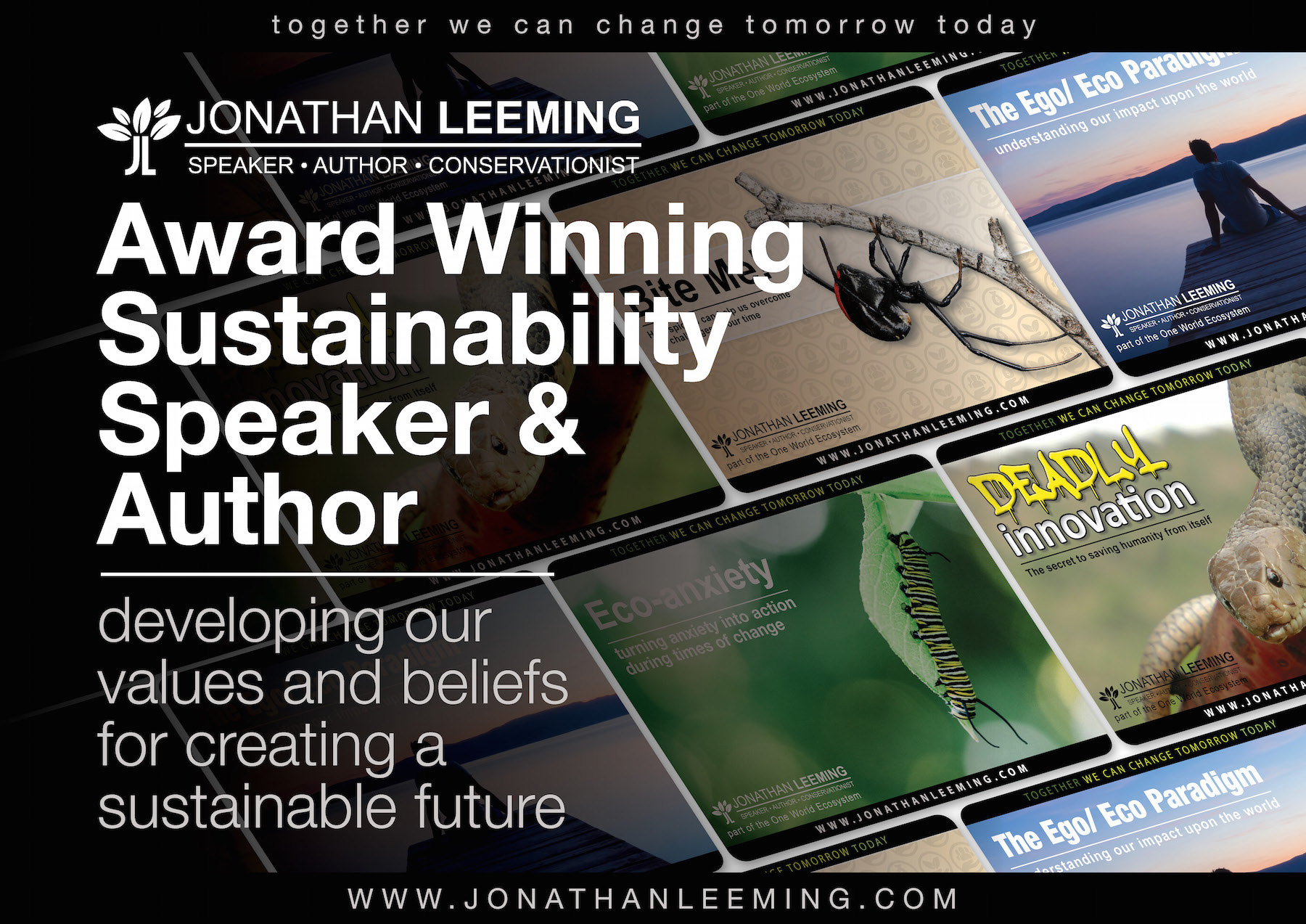 Jonathan Leeming, award winning conservationist presents...